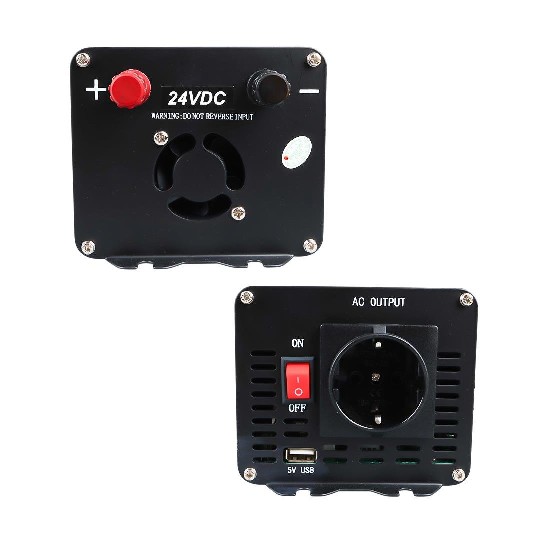 Powermaster 24-220V 24 Volt 300 Watt Modified Sinus İnverter PWR300-24 - Merter Elektronik