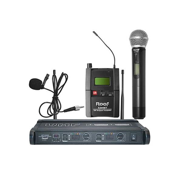 Roof R-920 1 El + 1 Yaka 2 Kanal Uhf Dijital Telsiz Mikrofon Fiyatı - Merter Elektronik