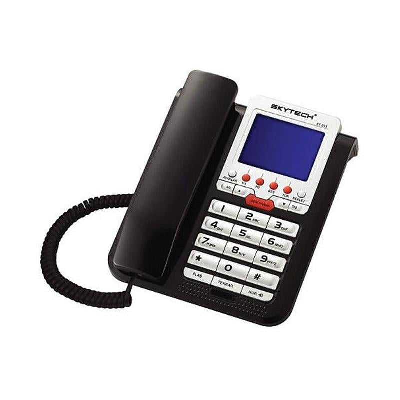 Skytech St-313 Kablolu Ekranlı Telefon Fiyatı - Merter Elektronik