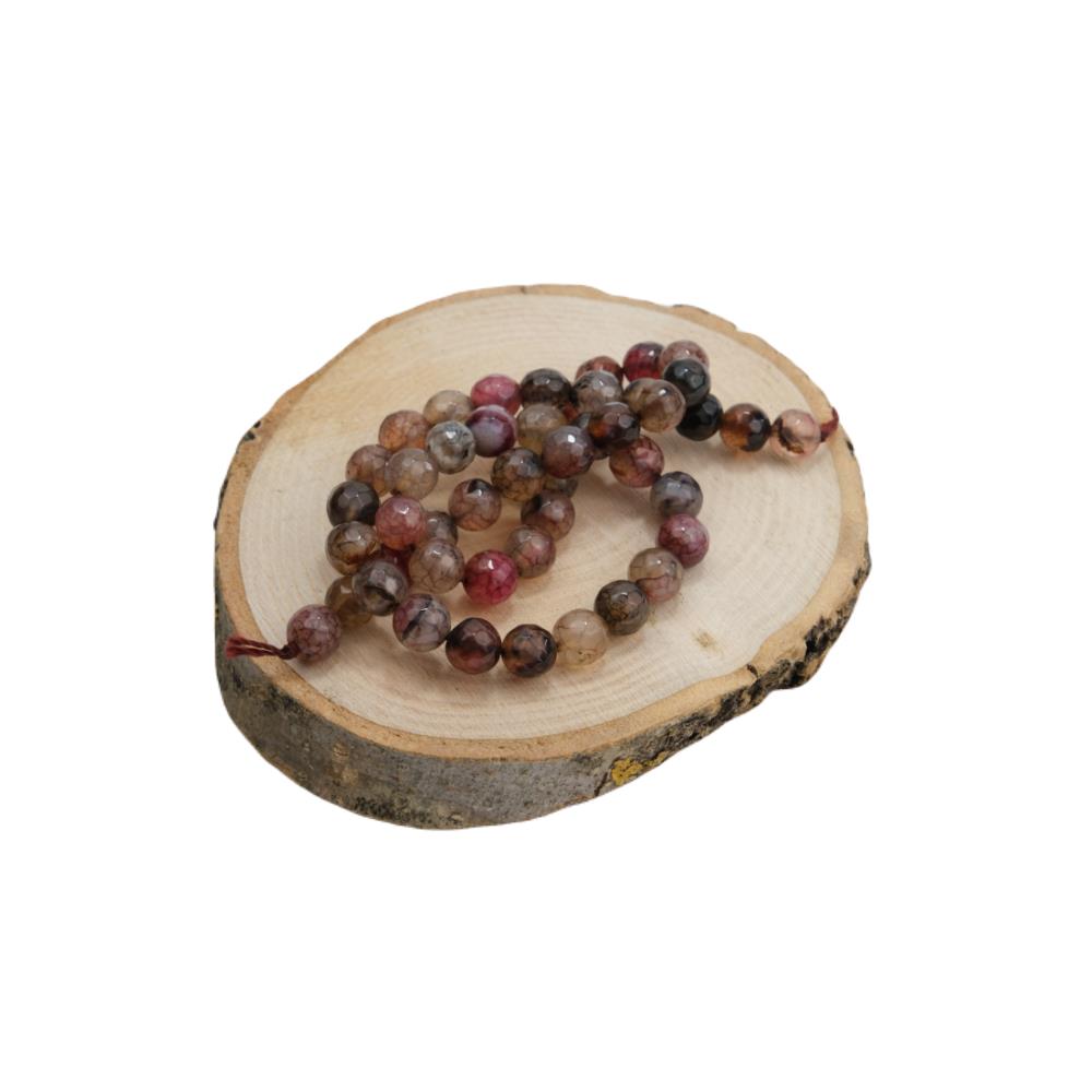 Akik Taşı Doğal Taş Dizisi Fasetli 8 mm Fiyatları ve Çeşitleri