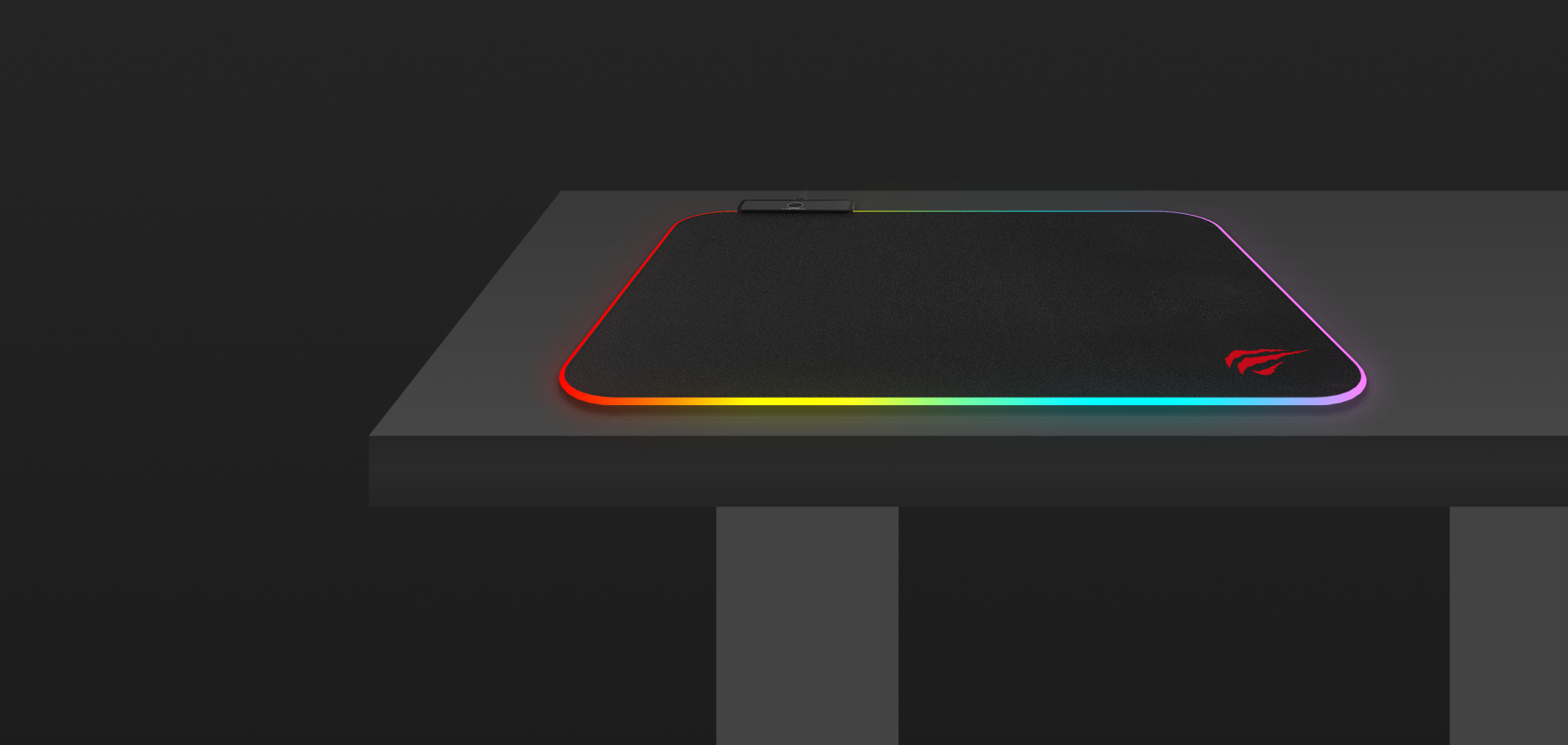 Havit Gamenote MP901 Siyah 360*260*3mm Rgb Ledli Gaming Mouse Pad