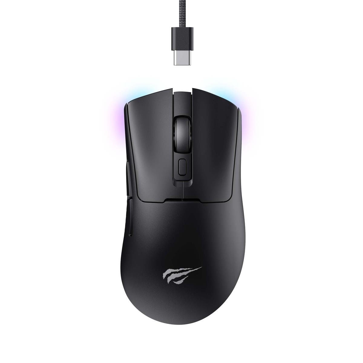 Havit Gamenote MS966WB RGB Wireless Gaming Mouse 4 Modlu - Siyah
