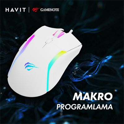 Havit Gamenote MS1033 Gaming Oyuncu Mouse Beyaz