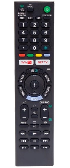 Sony RM-L1370 Youtube+Netflix Tuşlu Lcd Led Tv Kumandası