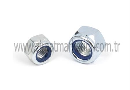 M12 Metrik 6 Köşe Fiberli Somun