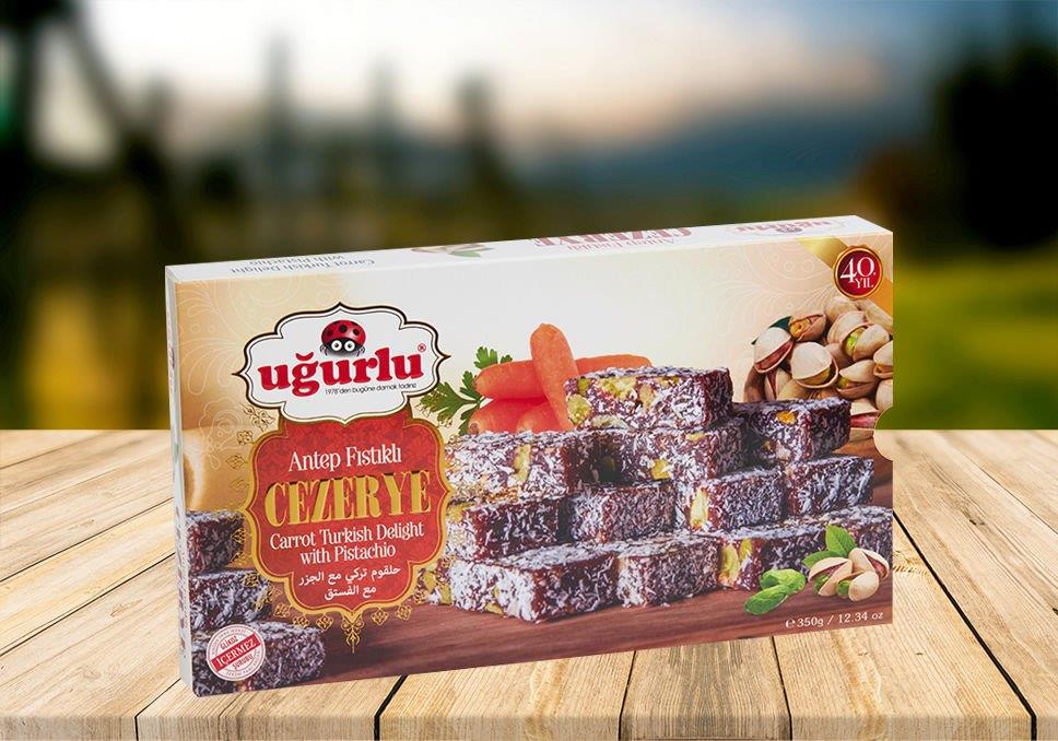 UĞURLU Antep Fıstıklı Cezerye 350 Gr