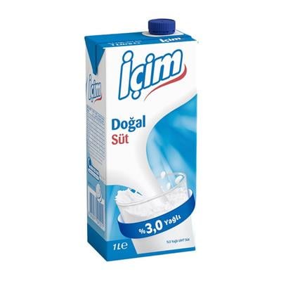 IÇIM SÜT 1 LT TAM YAGLI %3