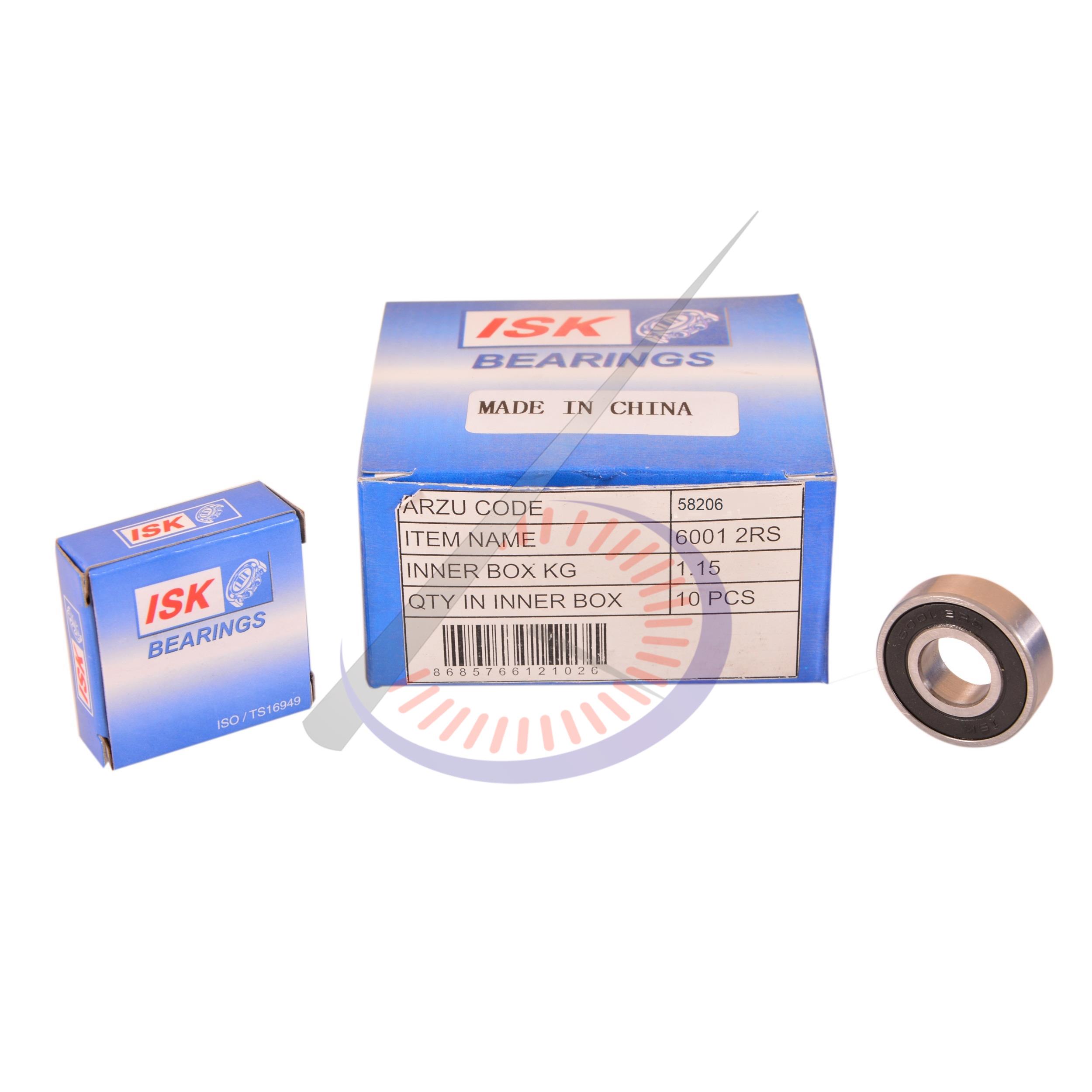 Rulman 6001 Plastik Kapakli