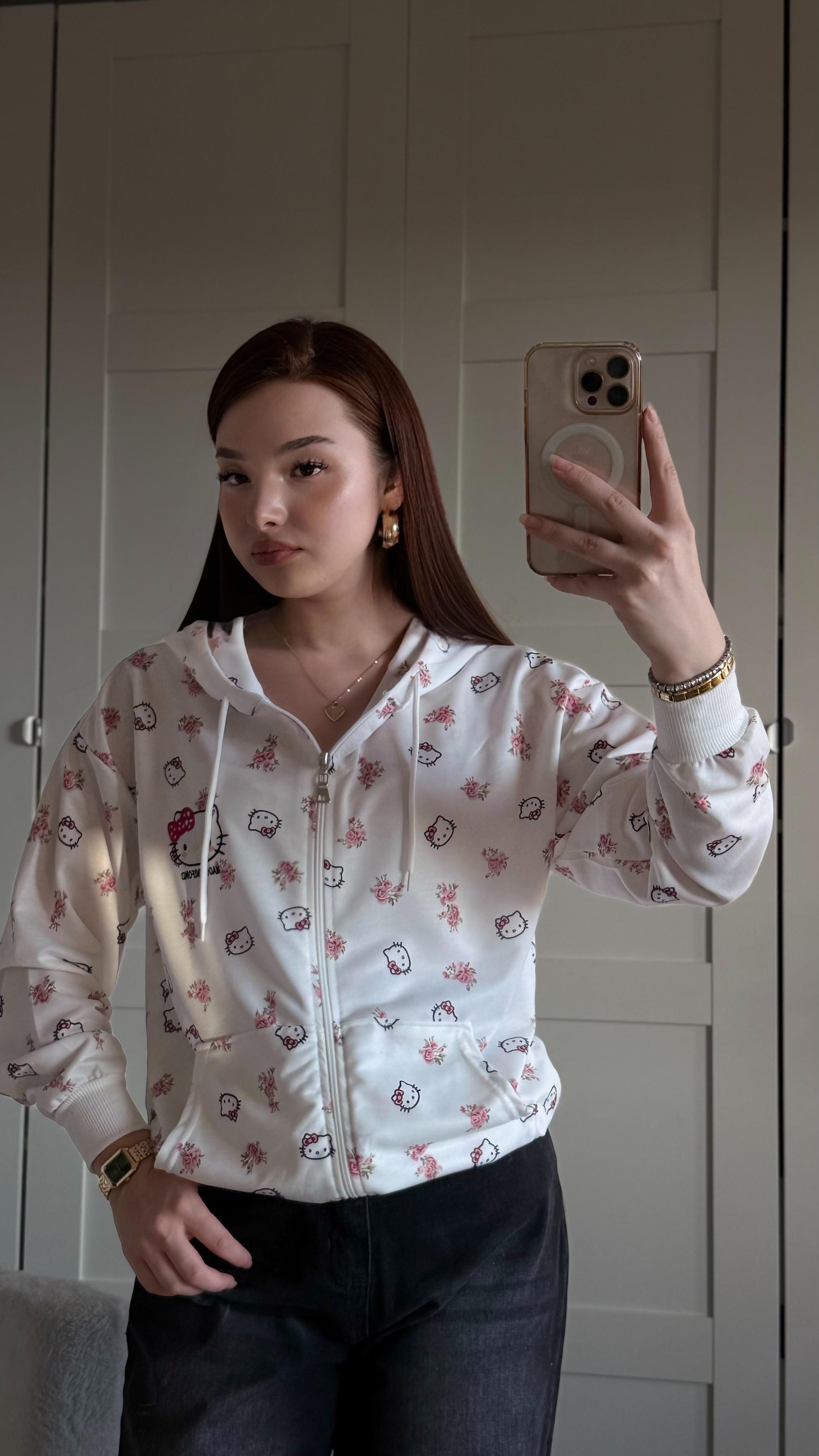 İconic Hello Kitty Hırka Beyaz