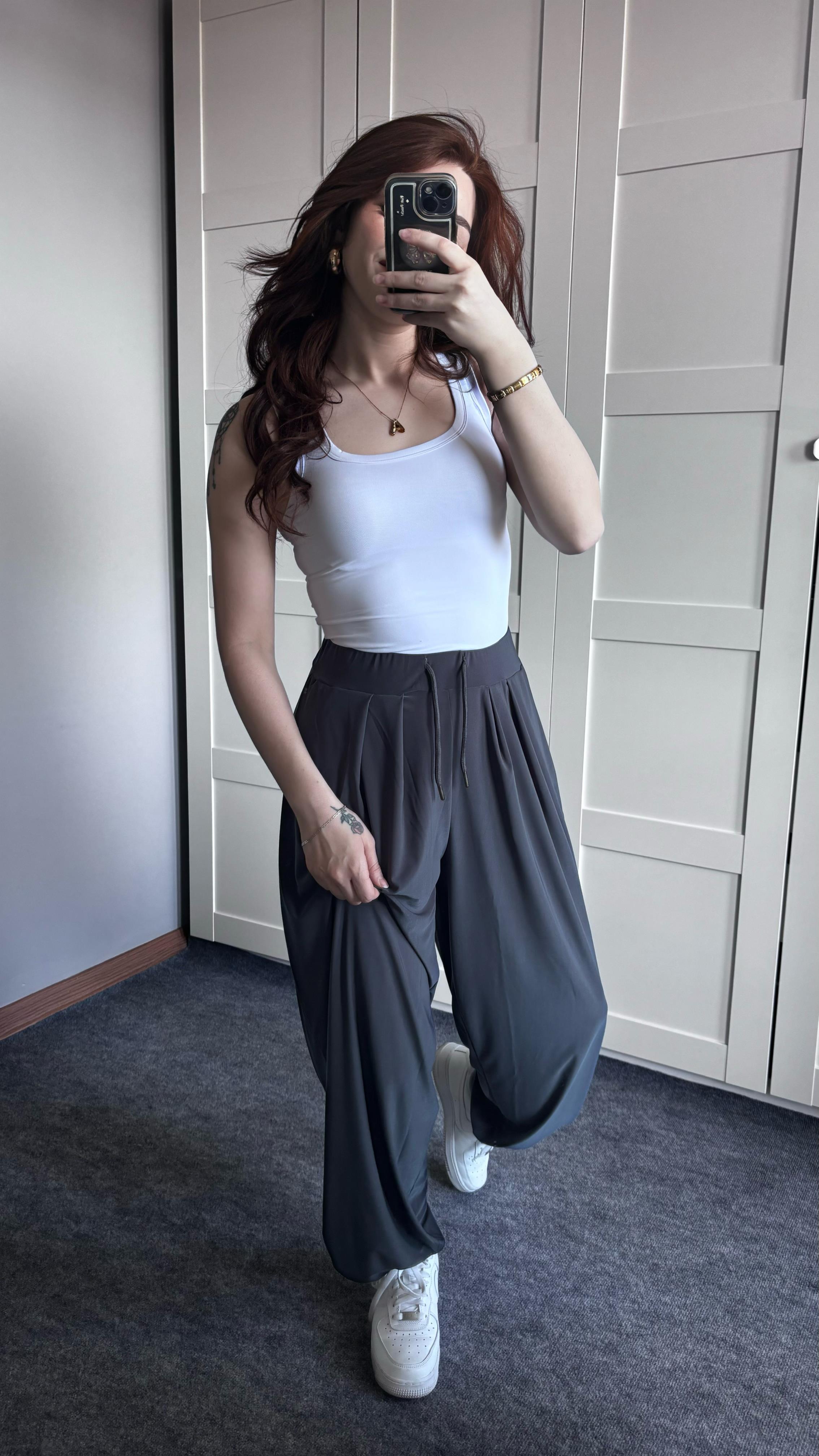 Oysho Modal Şalvar Füme