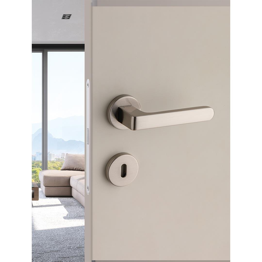 Marvel Rozetli Kapı Kolu Takımı Saten Renk | System