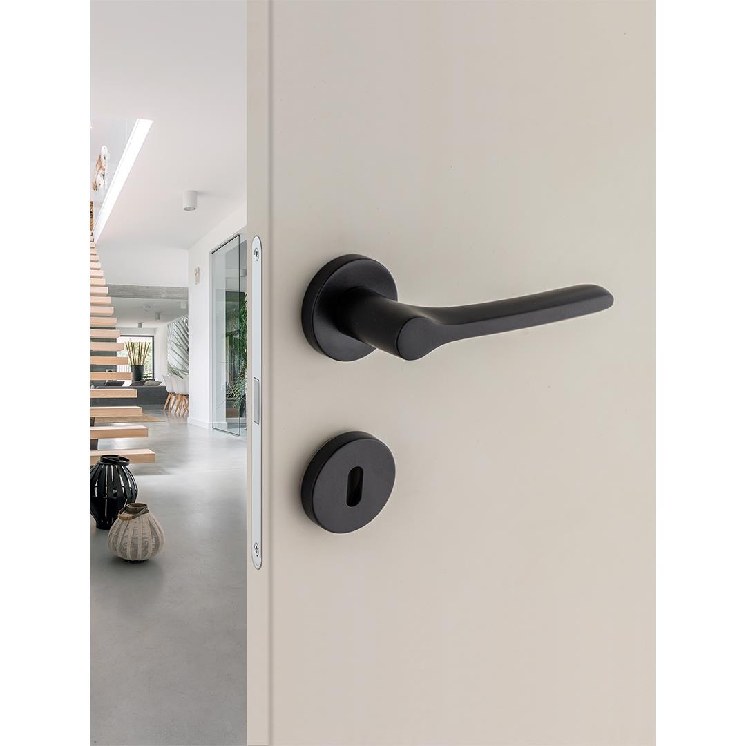 Metıs Rozetli Kapı Kolu Siyah Renk | Tem Aksesuar