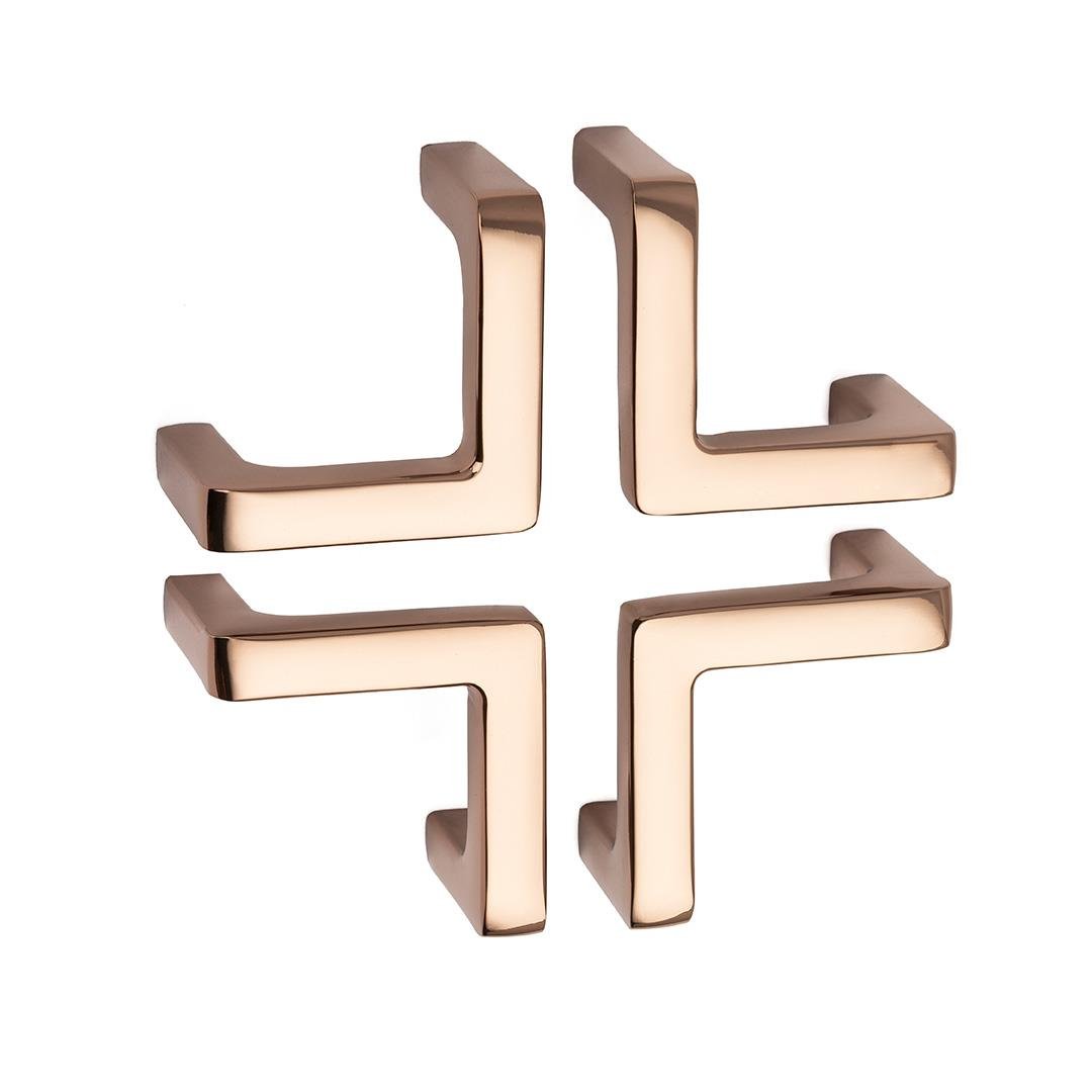 4706 Modern L Kulp Altın Renk Tek Adet Yarım | System