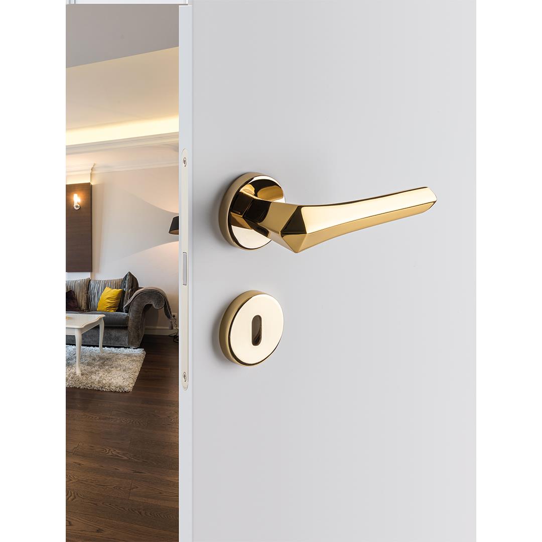 Stella Kapı Kolu Saten Renk | Tema Aksesuar