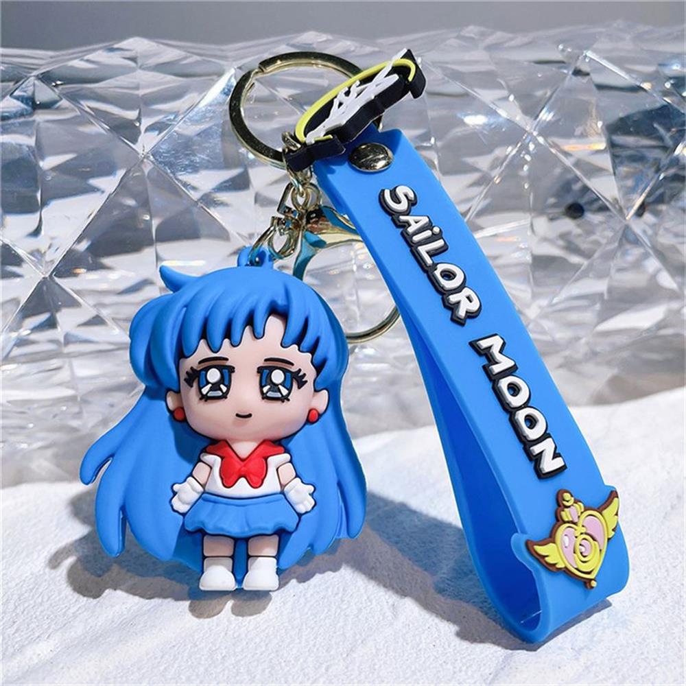 Anime Sailor Moon Other Mercury Silikon Anahtarlık