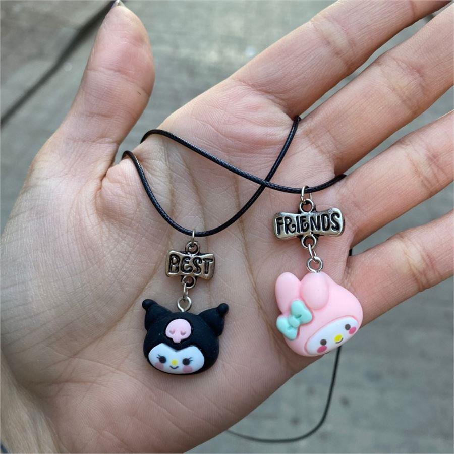 Sanrio: Kuromi & My Melody Best Friends Çift Kolye