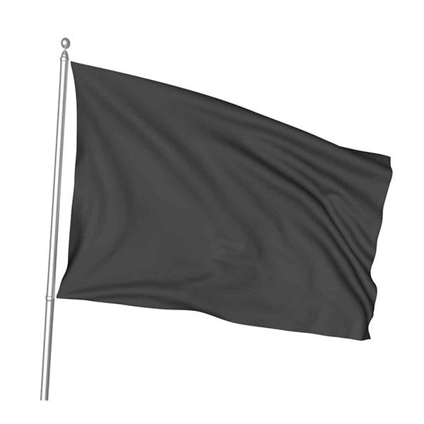 Siyah Sancak Bayrağı (Kampanyalı Fiyat) - Bayraksan Tekstil