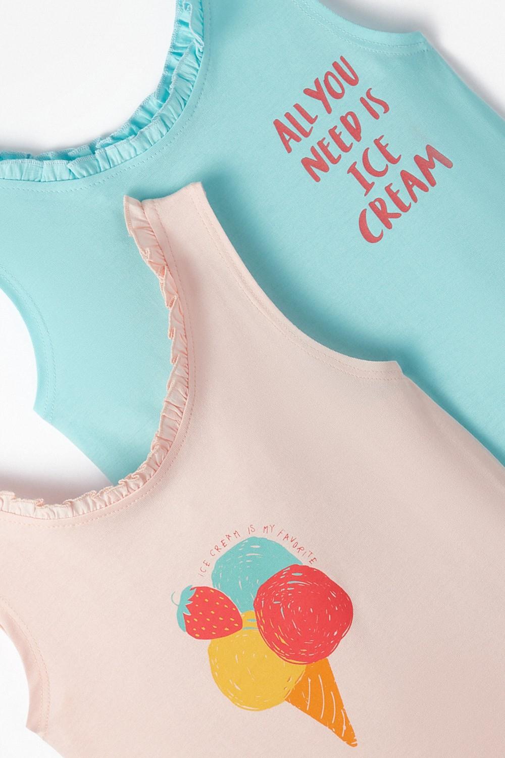 Kız Çocuk 2li Atlet