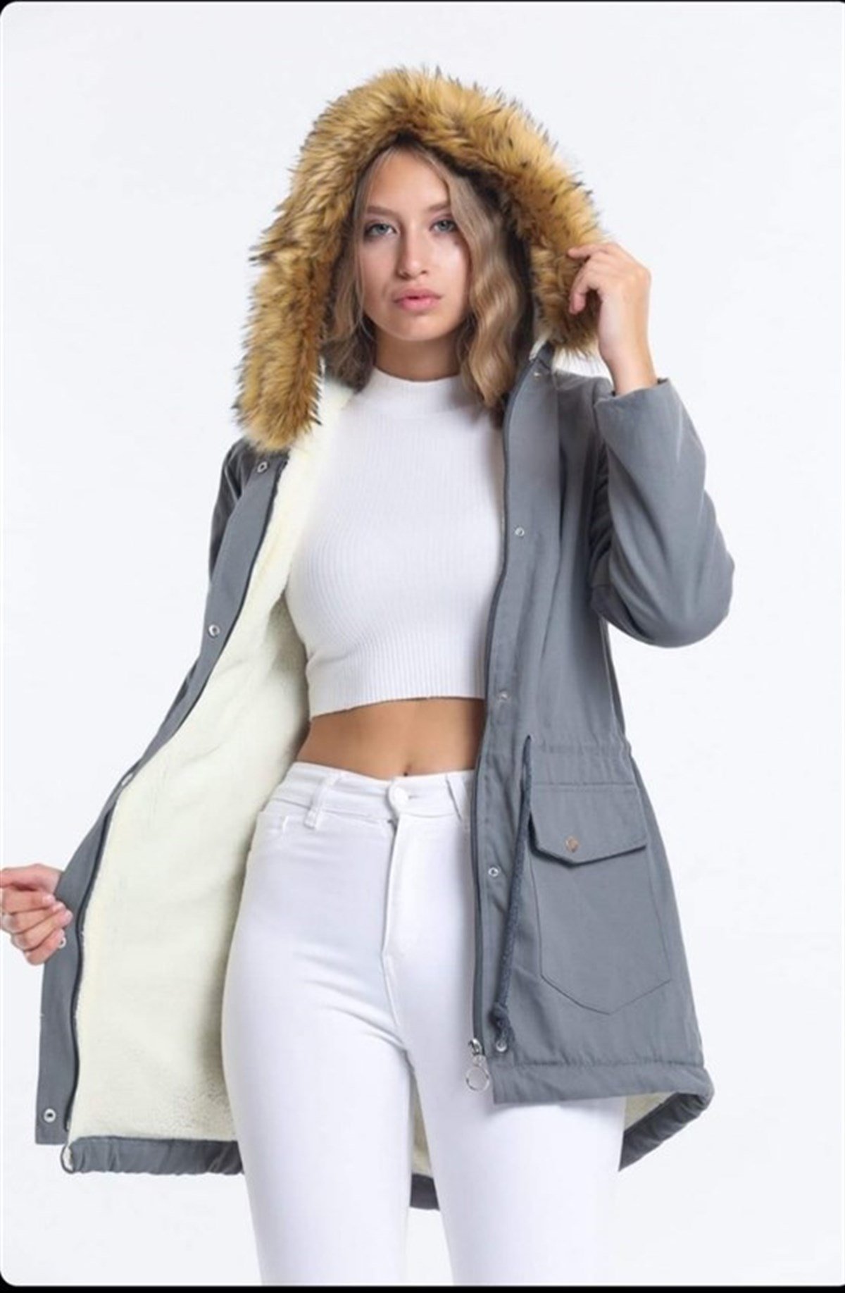 bayan kışlık kaban yeni sezon