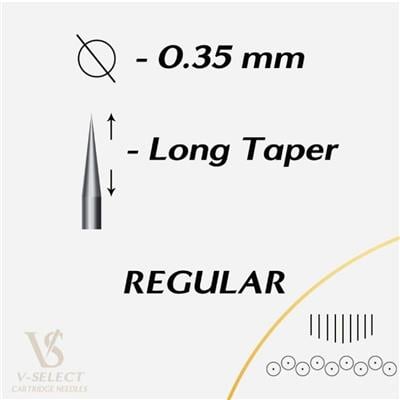 Ez V-Select 1211 M1C Kartuş Dövme İğnesi - Curved Magnum Long Taper ...