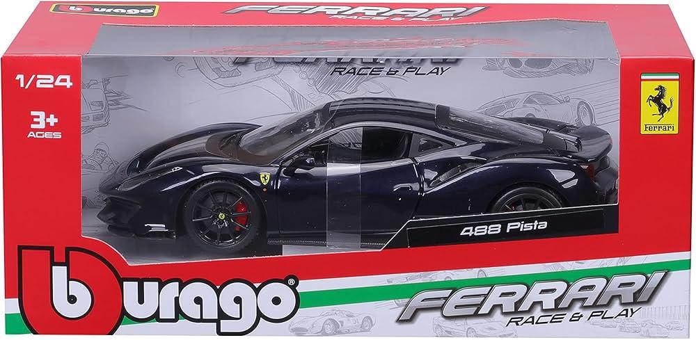 1/24 Ferrari 488 Pista Black - Burago