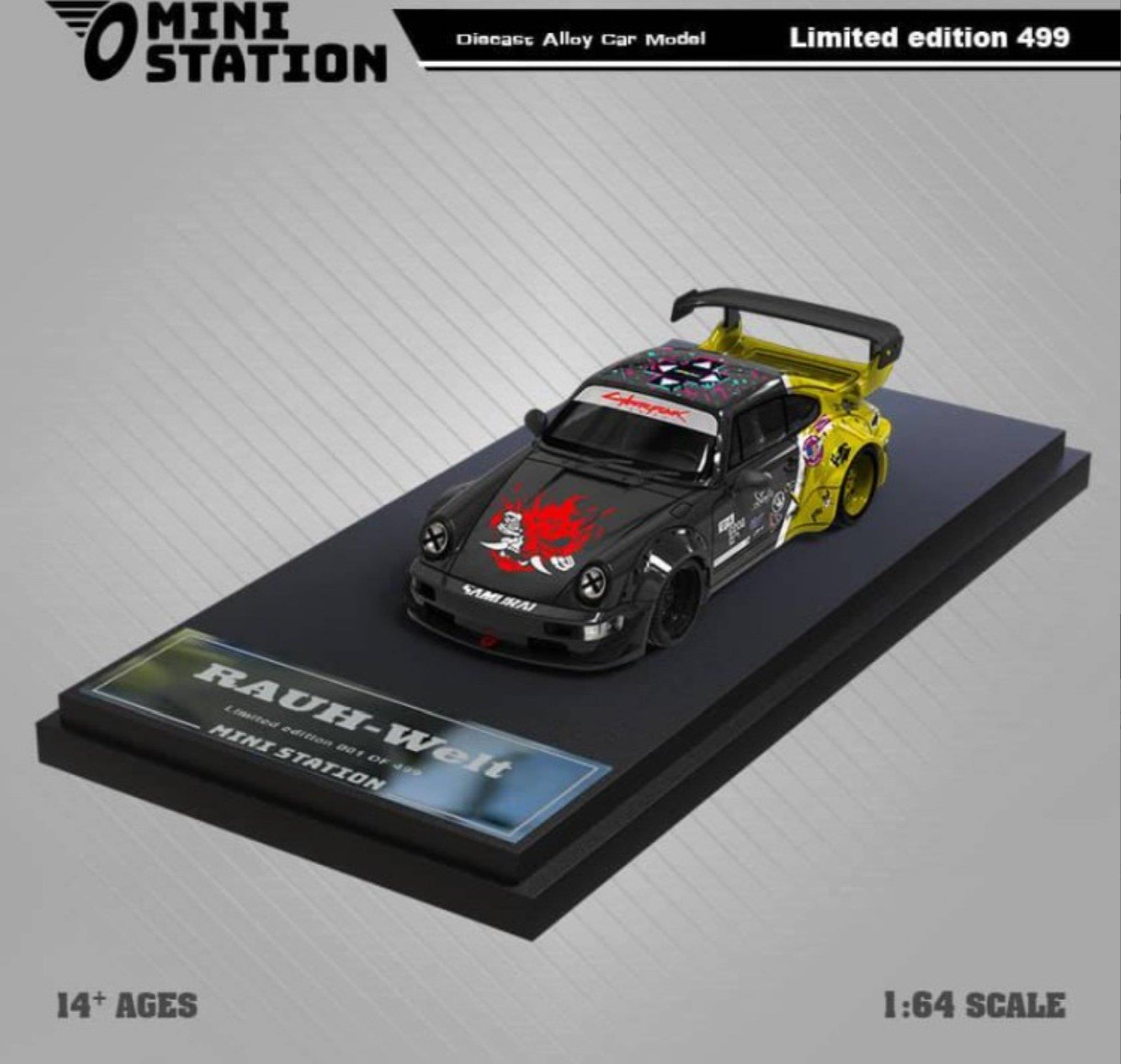 Mini Station Porsche RWB Cyberpunk Samurai Limited Edition
