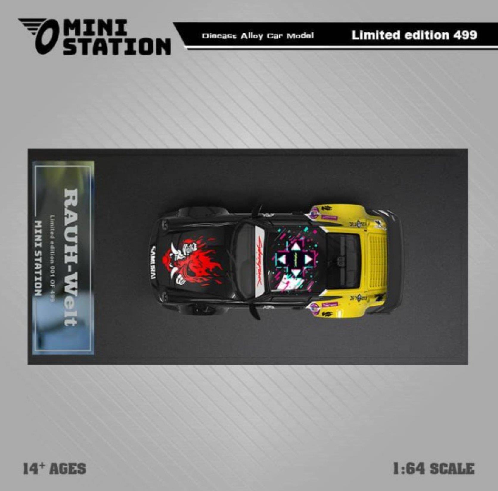 Mini Station Porsche RWB Cyberpunk Samurai Limited Edition