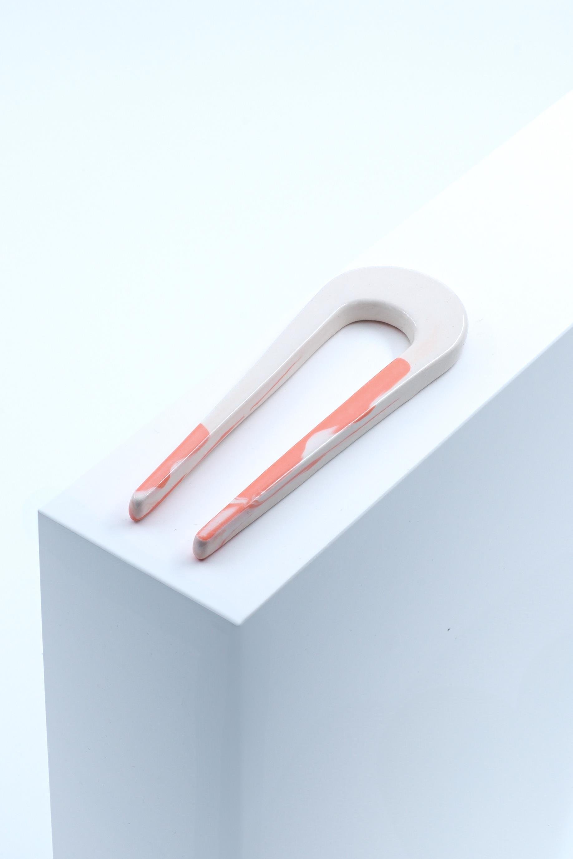 Groovy Porselen Hair Pin