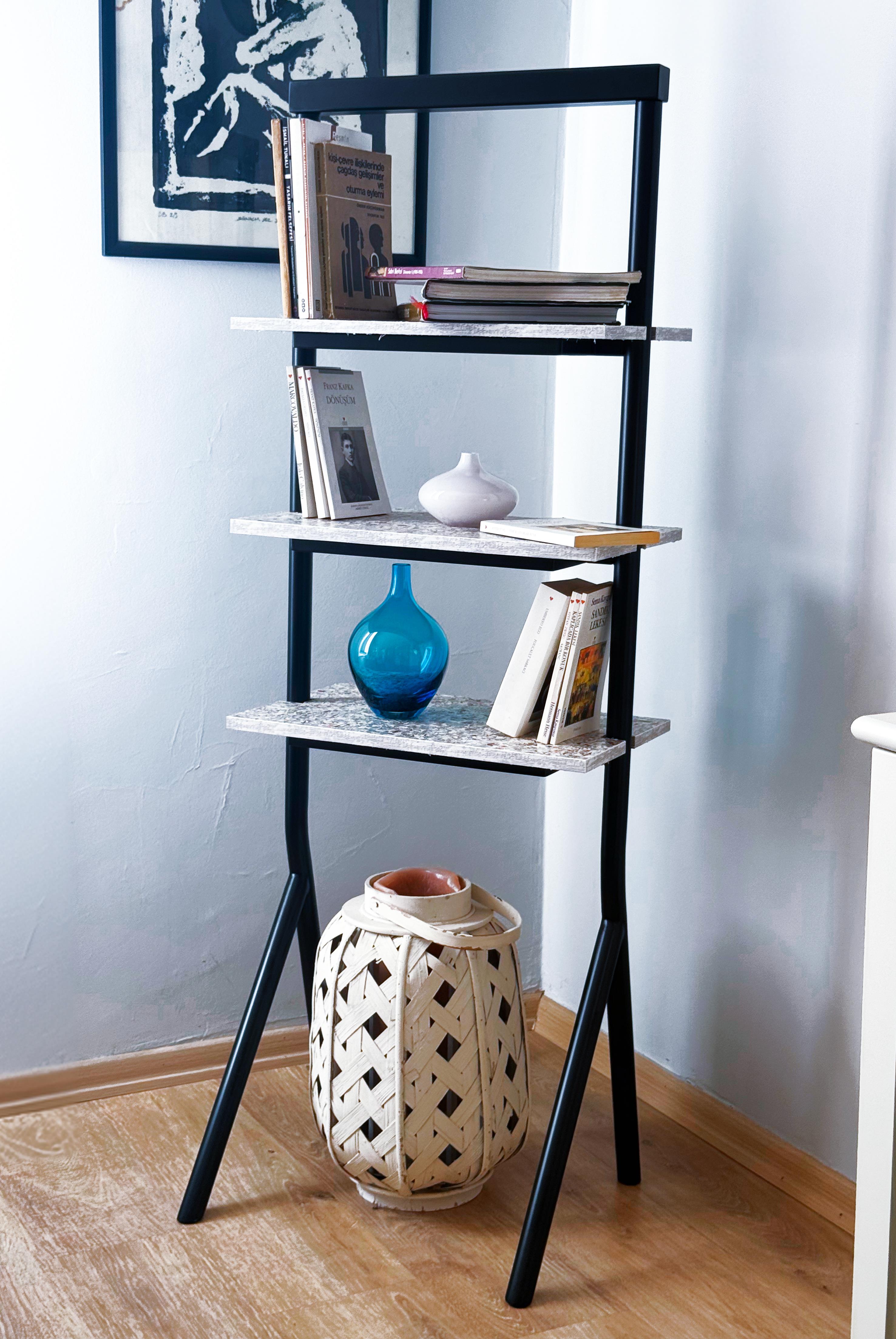 Hiandco Pozy- Modüler Dekoratif Raf - Demir İskelet - Geri Dönüşüm ...