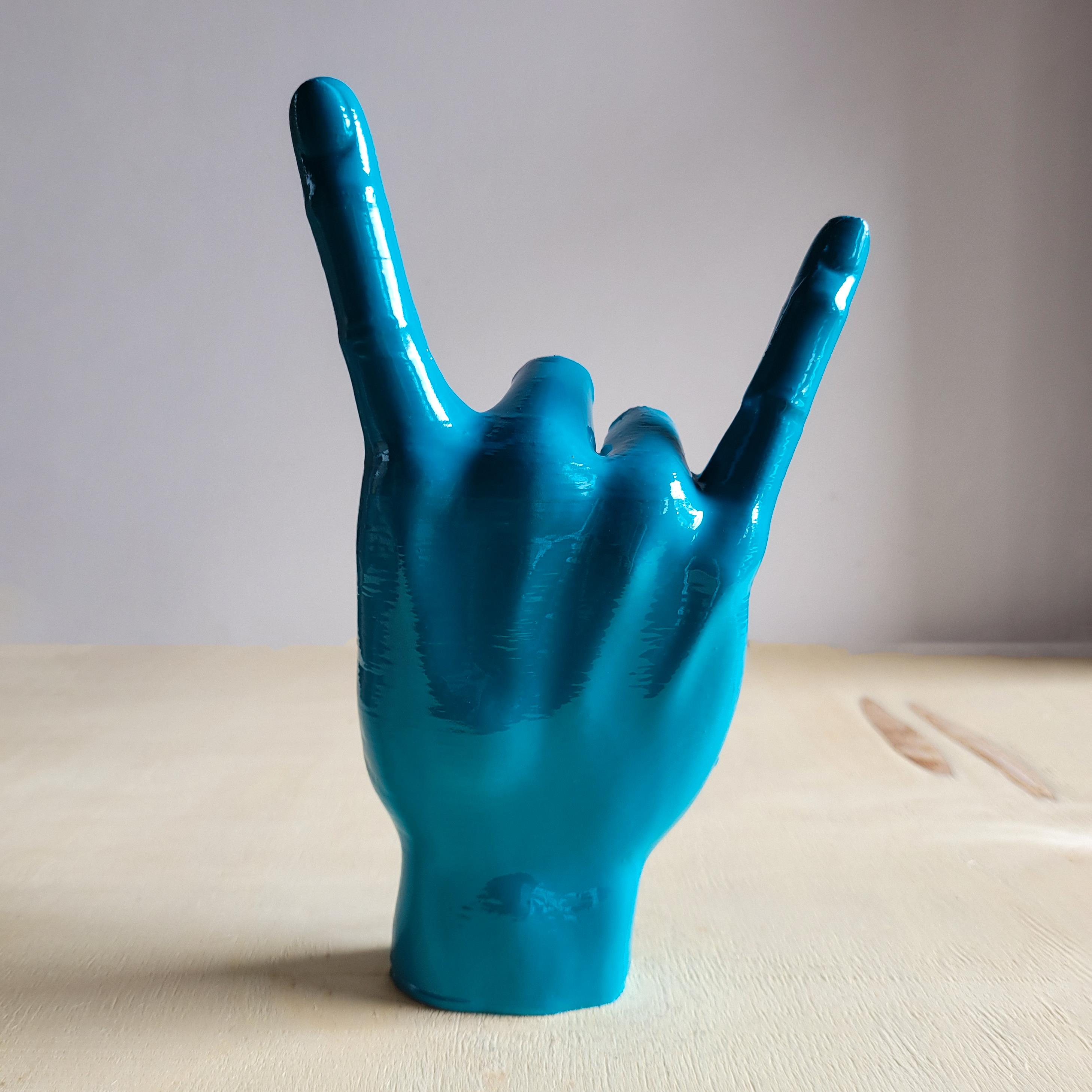 Rock El Figürü | Turkuaz