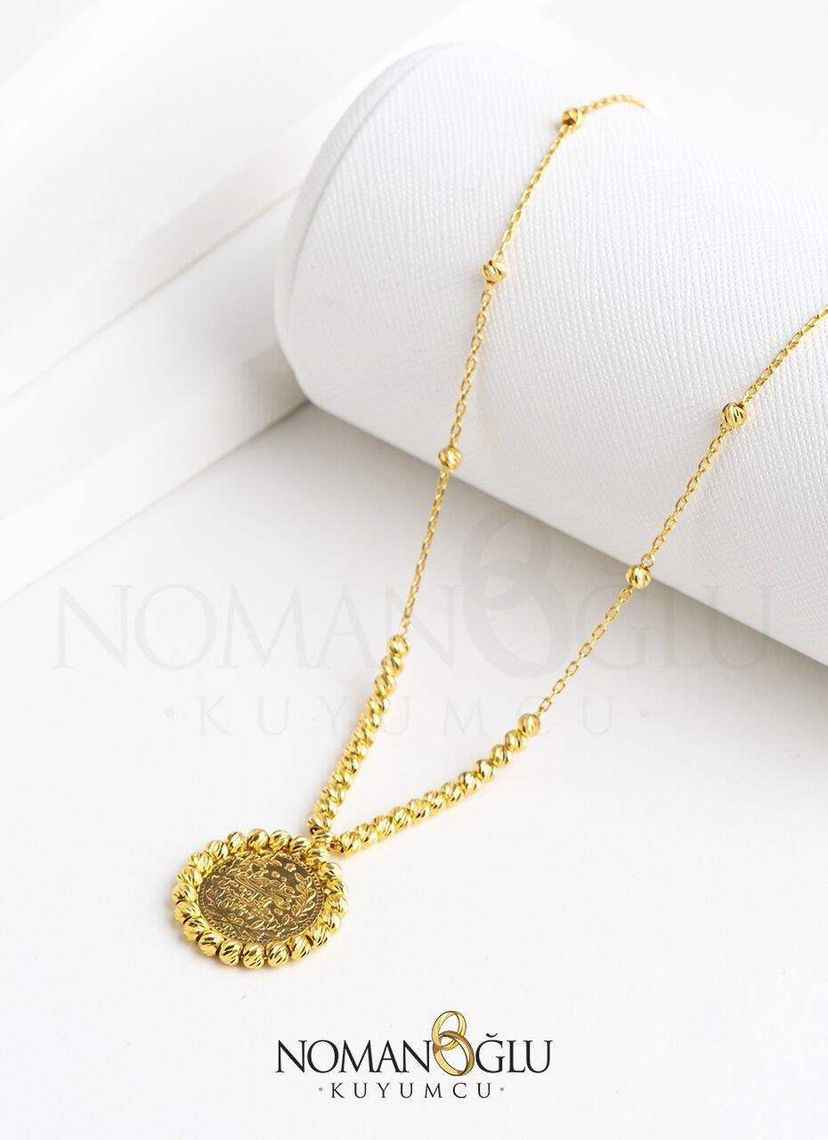 22 Ayar Reşatlı Dorikalı Kolye