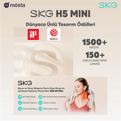 SKG H5-E Mini Taşınabilir Akıllı Omuz ve Boyun Masaj Robotu