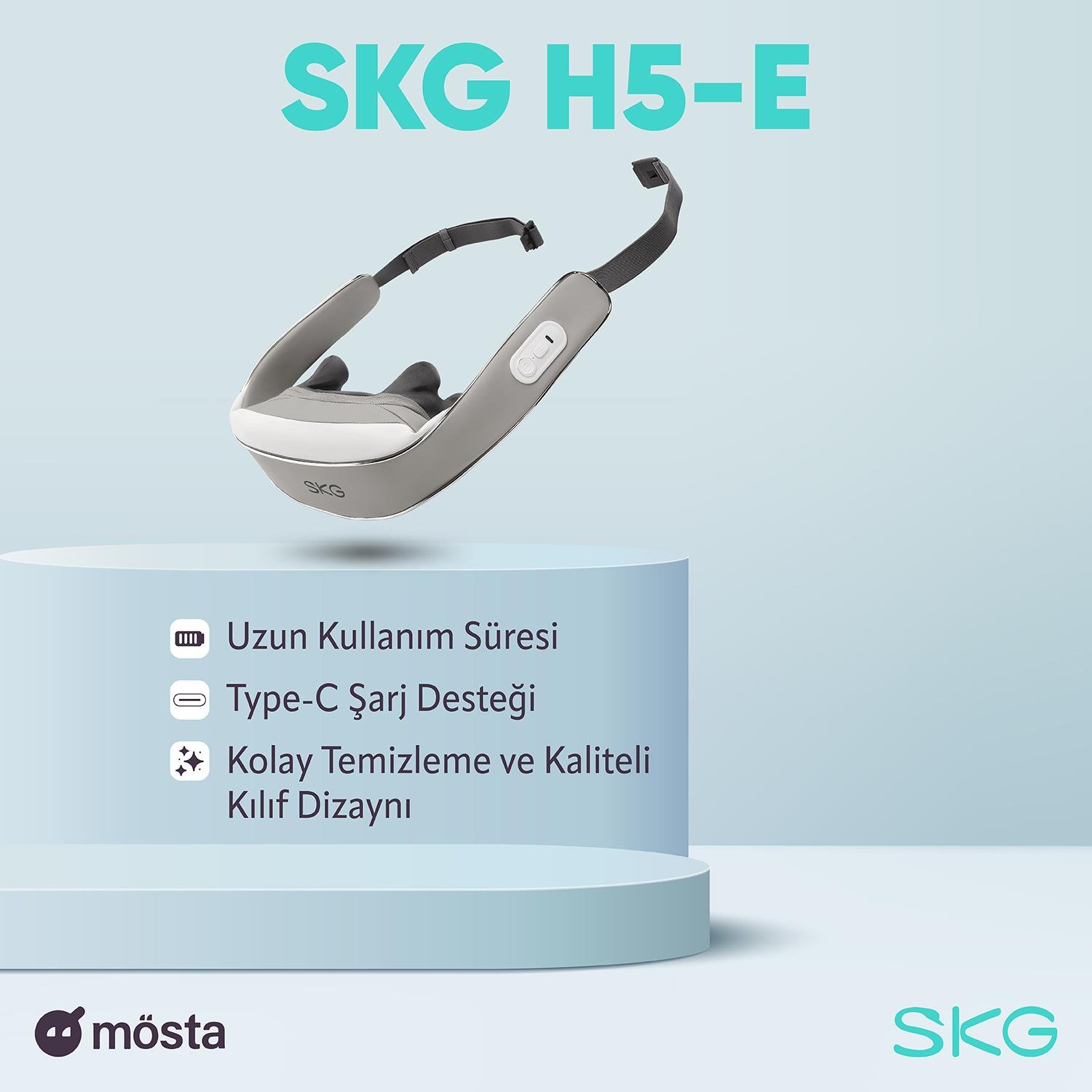 SKG H5-E Taşınabilir Akıllı Omuz ve Boyun Masaj Robotu