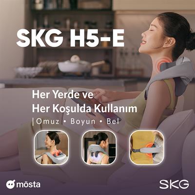 SKG H5-E Taşınabilir Akıllı Omuz ve Boyun Masaj Robotu