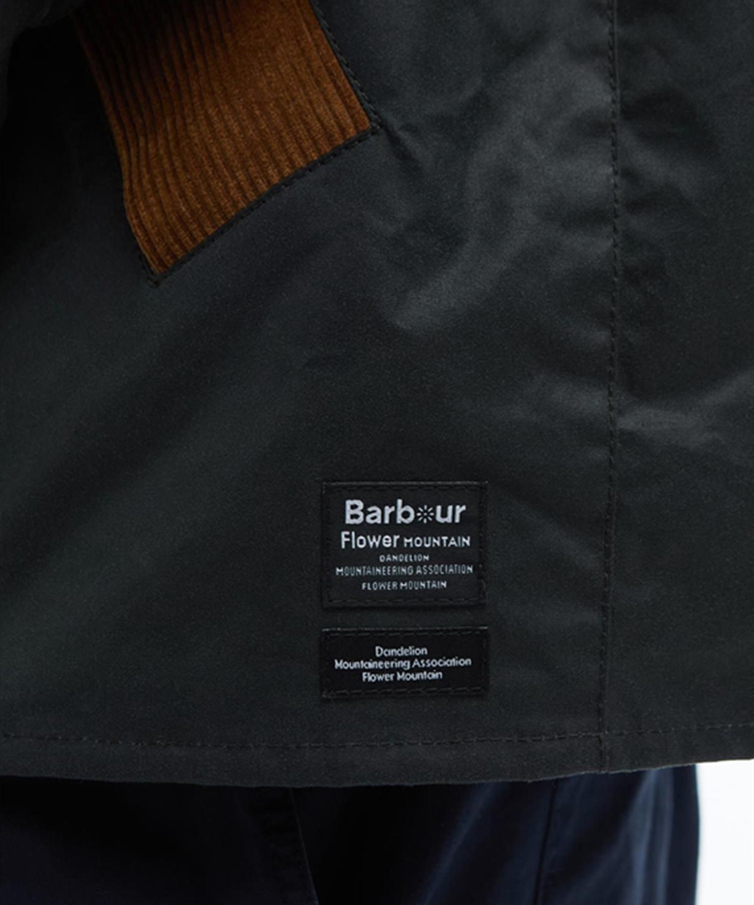 Barbour x Flower Mountain Unisex Oversize Yağlı Ceket SG51 Sage