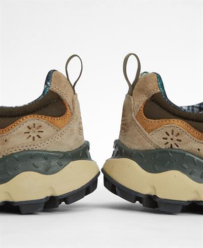 Barbour x Flower Mountain Unisex Yamano 3 Uni Spor Ayakkabı BR12 Brown-Beige