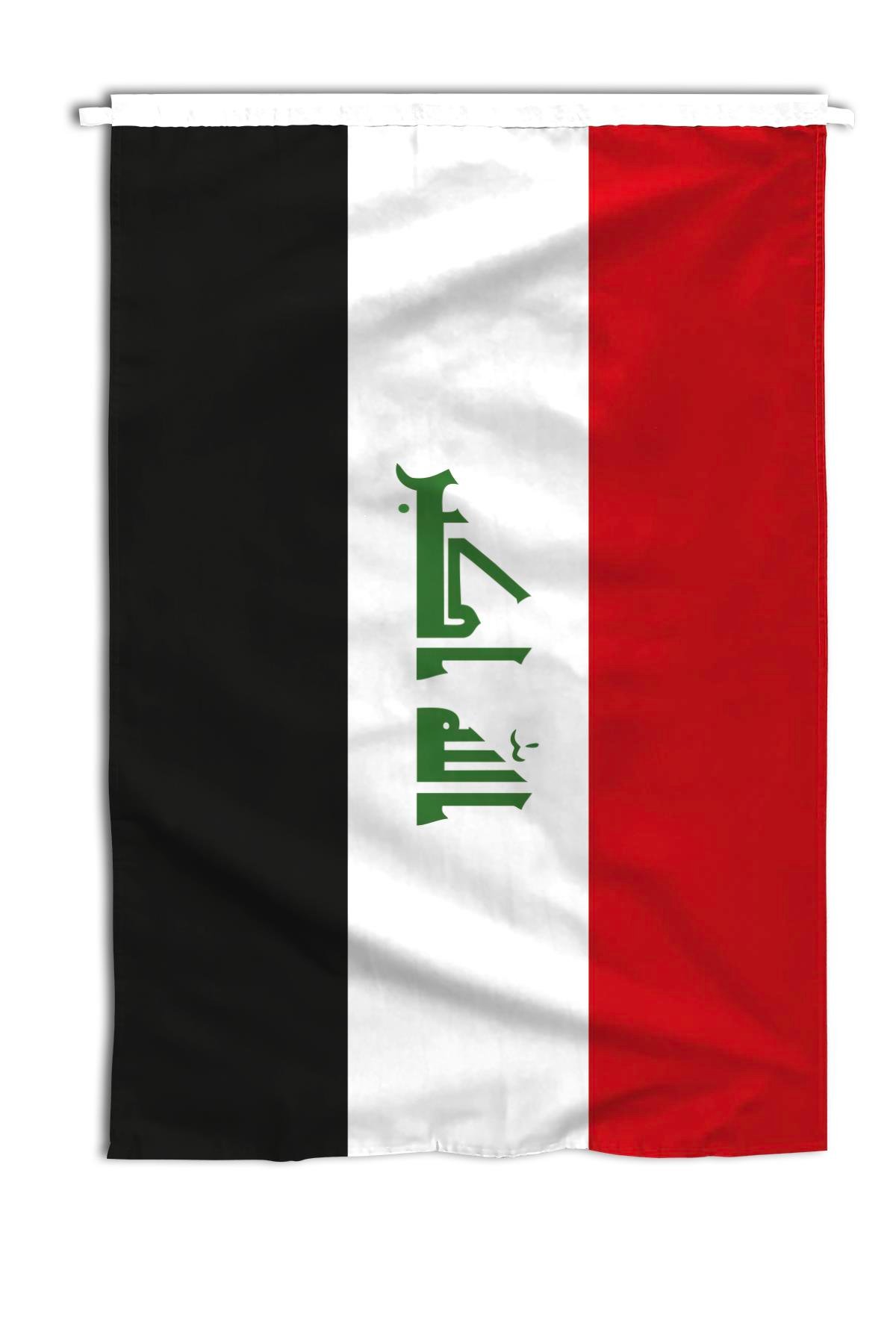 Irak Ülke Bayrağı 1. Kalite Raşel Kumaş