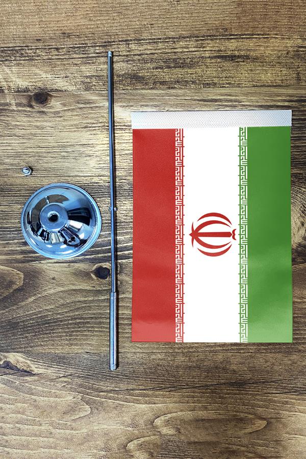 Tekli Masa Bayrağı Set - İran