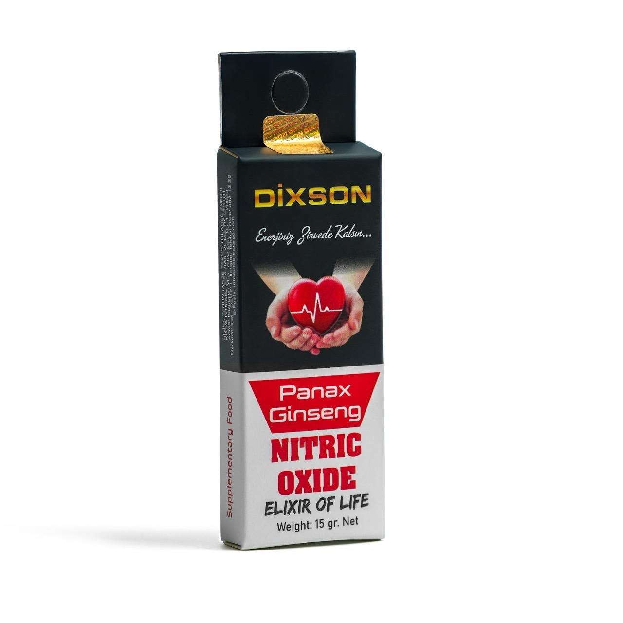 Dixson Panax Ginseng Nitric Oxide | Cinsel Güç ve Enerji Takviyesi