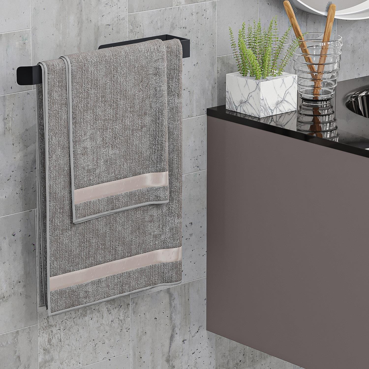 Palawan Metal Banyo Havlu Askısı - Beyaz | AYZ Designs