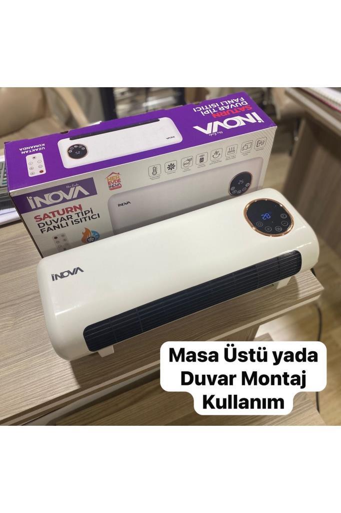 İNOVA SATURN DUVAR TİPİ KLİMATİK TURBO FANLI ISITICI ELEKTRİKLİ SOBA VE ...