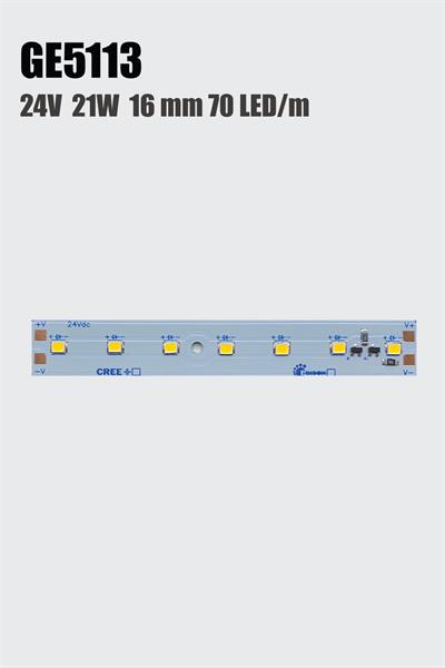 GE5113 21W AL PCB AKIM KORUMA 24V 70LED/M 16MM Dizgi Led