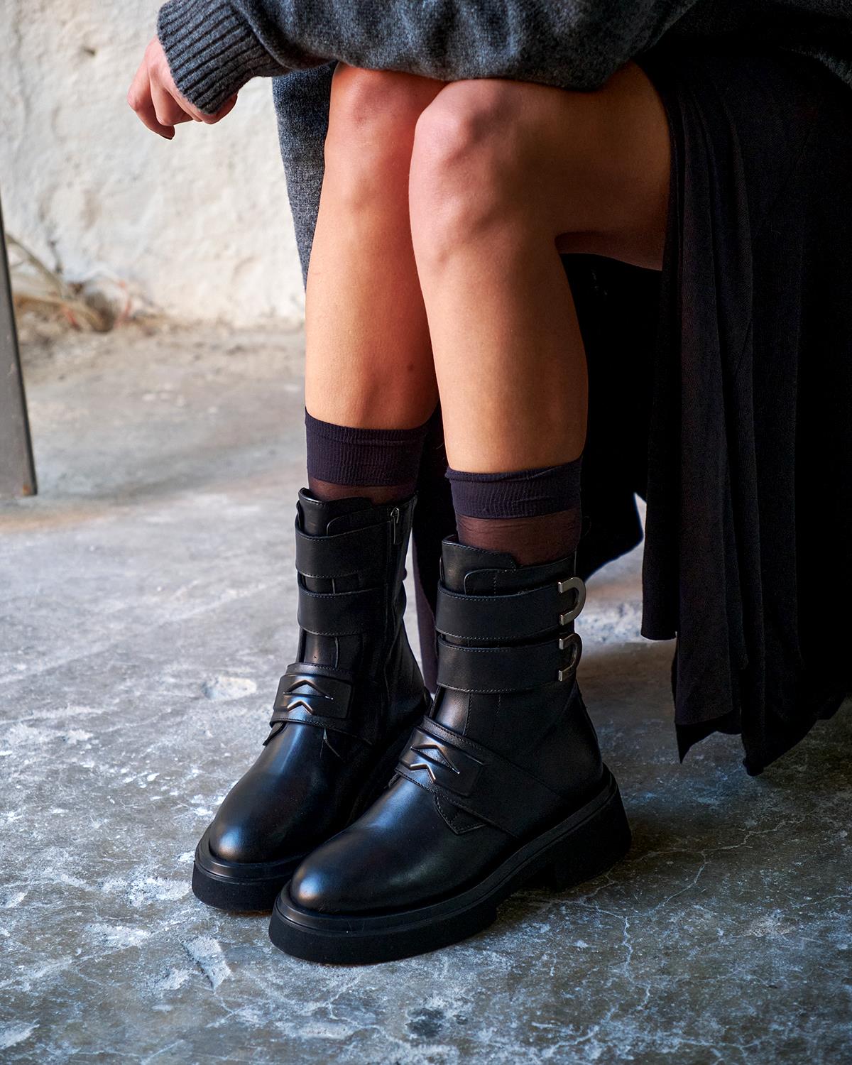 İVAN SİYAH DERİ BOT