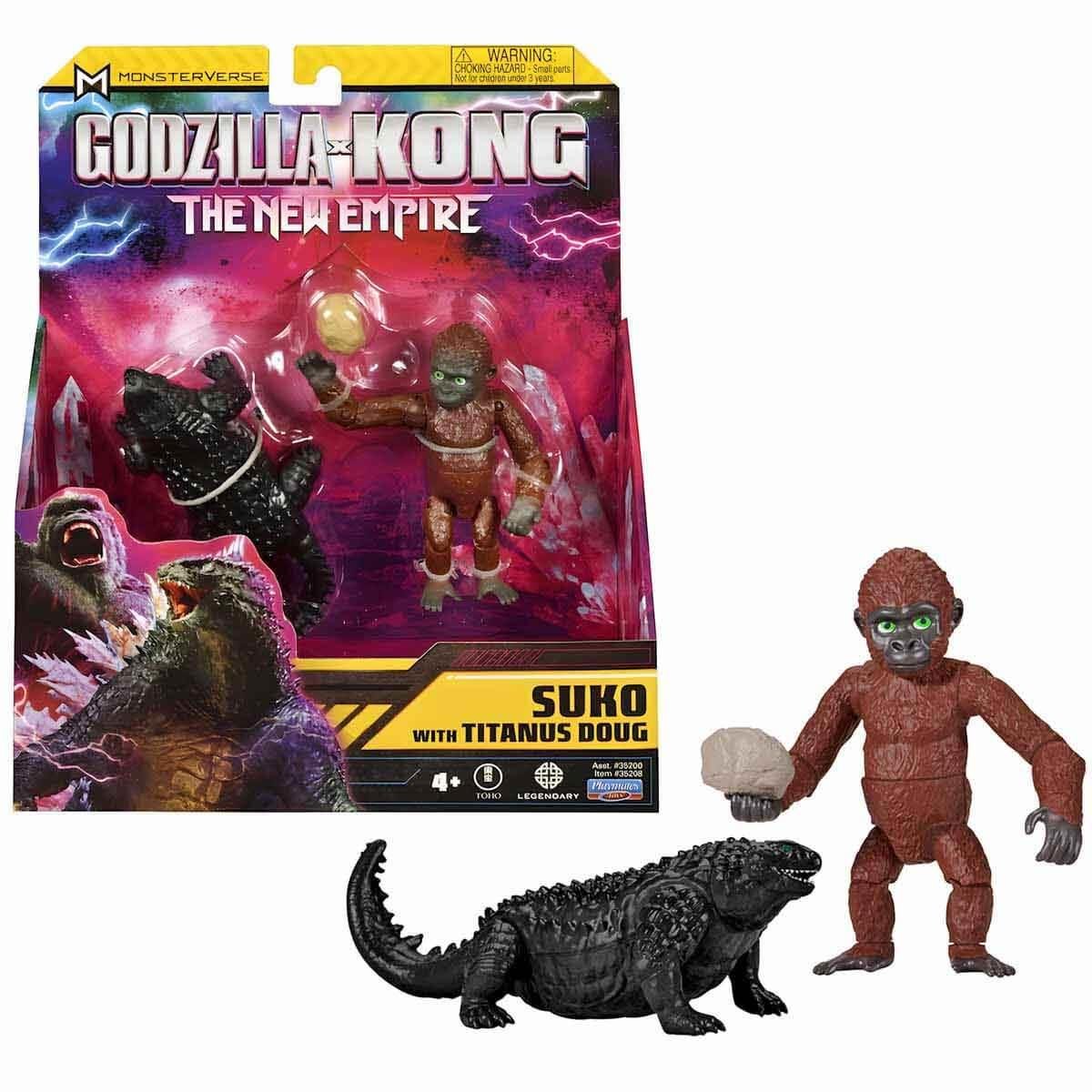 Godzilla ve Kong Aksiyon Figür 15 cm Suko With Titanus Doug