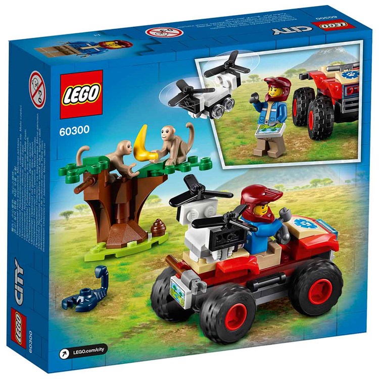 LEGO City Stunt Vahşi Hayvan Kurtarma ATV'si 60300