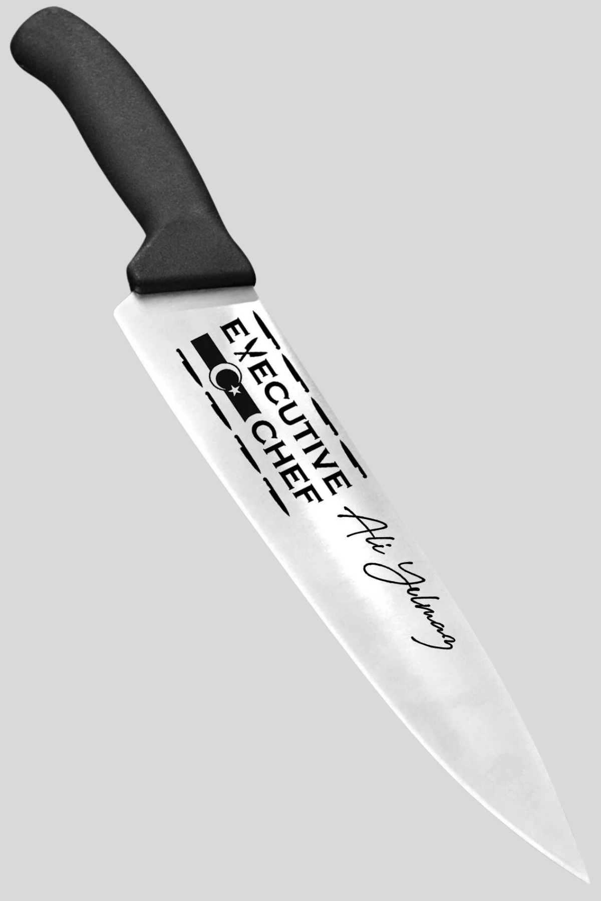 40742 Türk Bayraklı Executıve Chef Yazılı Şef Bıçağı (20 Cm) İsminizin ...