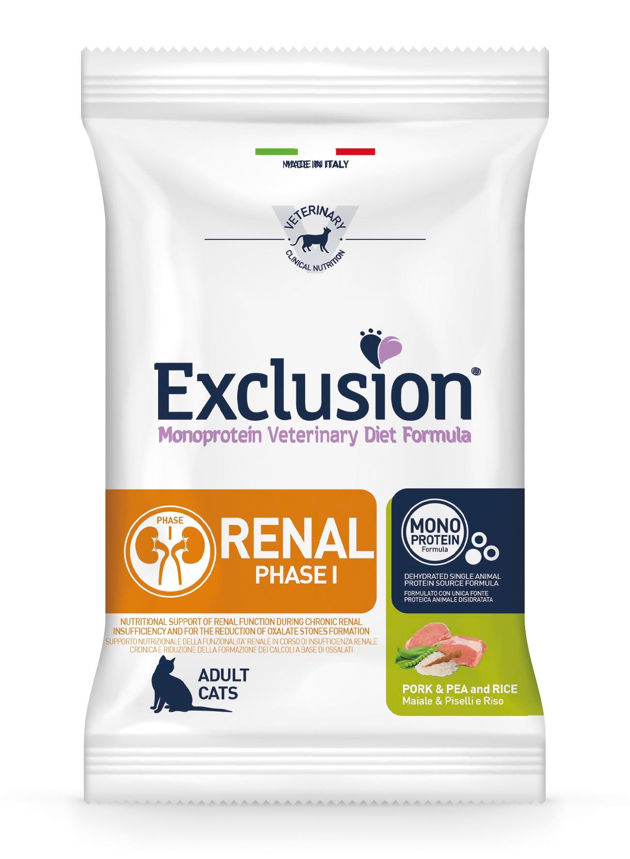 Exclusion Diet Cat Renal Phase 1 Pork & Pea And Rice