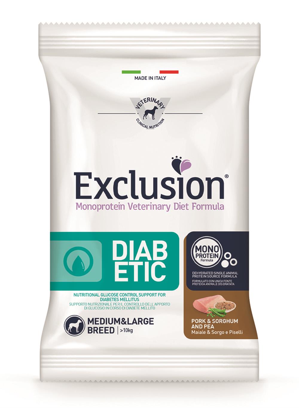 Exclusion Diet Diabetic Pork & Sorghum And Pea Medium