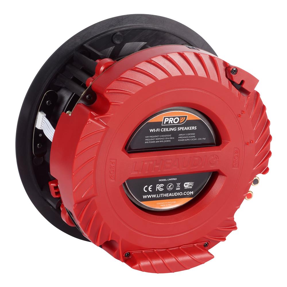 Lithe Audio Pro Serisi Bluetooth & Wi-Fi 6.5" In-Ceiling/Tavan Tipi ...