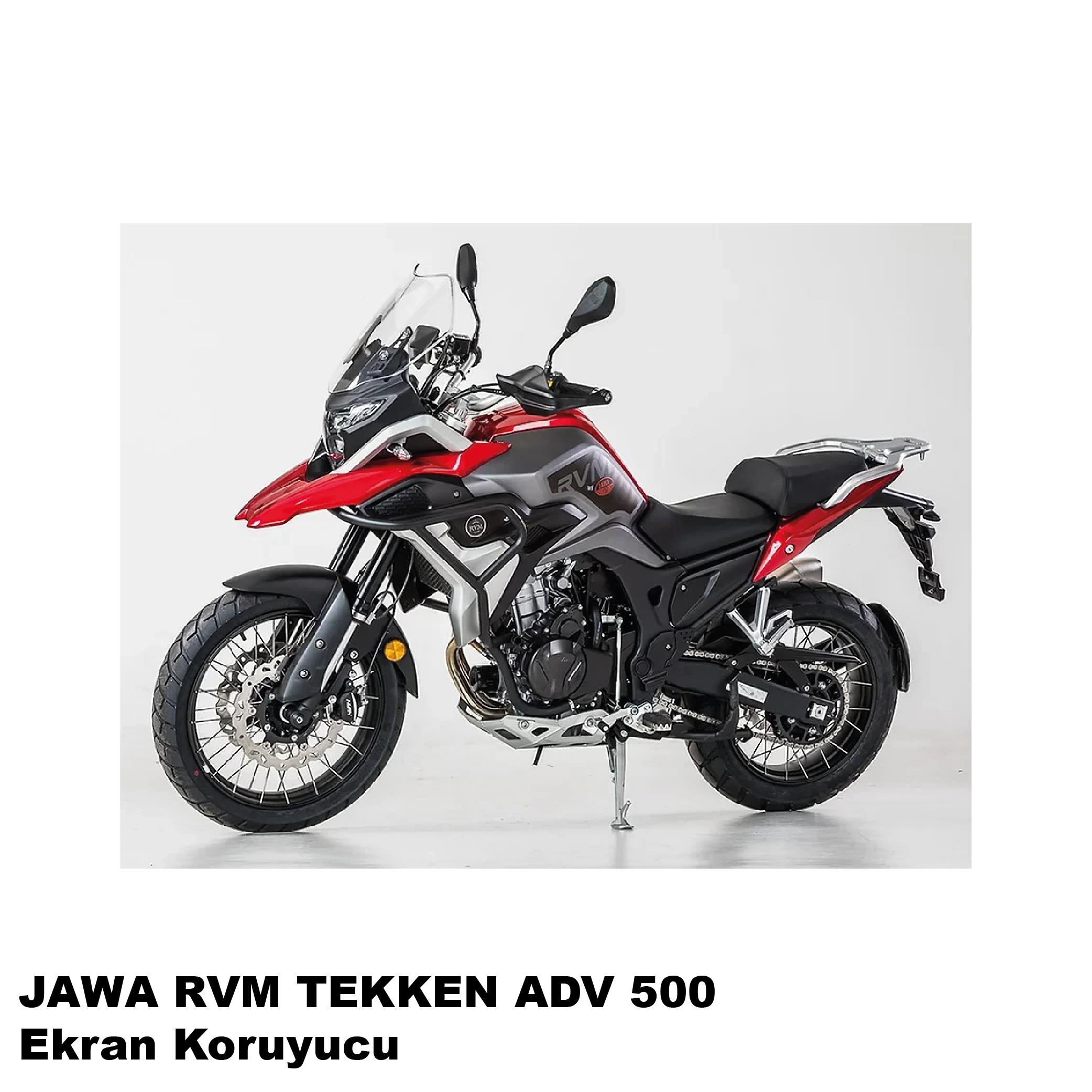 JAWA RVM TEKKEN ADV 500 Serisi Motosiklet Ekran Km Koruyucu